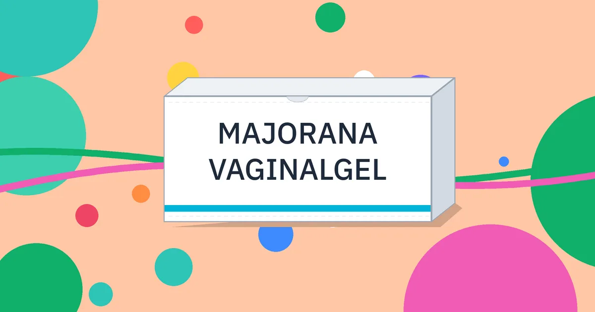 Symbolbild: Packung mit der Aufschrift MAJORANA VAGINALGEL (PZN 01061280) – Verfügbarkeit und Bezug in Apotheken in Frankfurt am Main