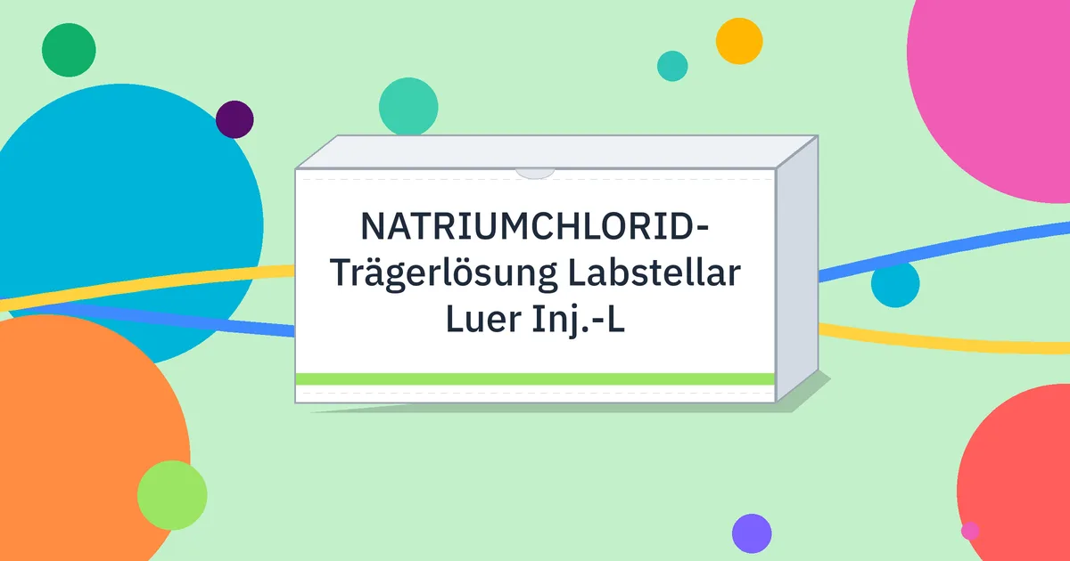 Symbolbild: Packung mit der Aufschrift NATRIUMCHLORID-Trägerlösung Labstellar Luer Inj.-L (PZN 20175049) – Verfügbarkeit und Bezug in Apotheken in Frankfurt am Main