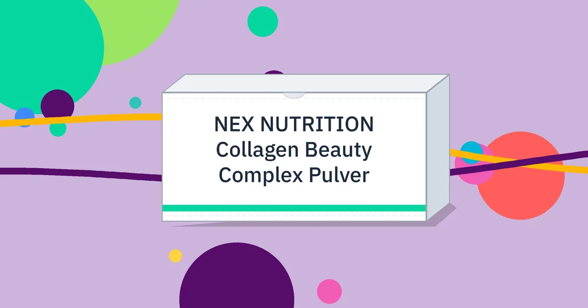 Symbolbild: Packung mit der Aufschrift NEX NUTRITION Collagen Beauty Complex Pulver (PZN 14177512) – Verfügbarkeit und Bezug in Apotheken in Frankfurt am Main