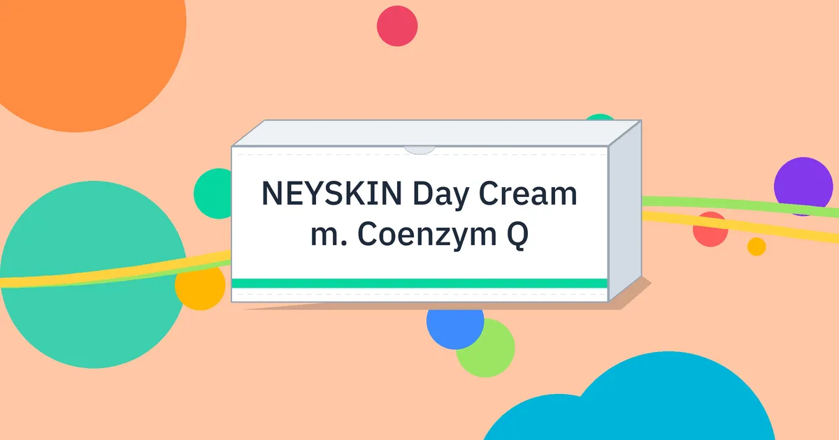 Symbolbild: Packung mit der Aufschrift NEYSKIN Day Cream m. Coenzym Q (PZN 07146416) – Verfügbarkeit und Bezug in Apotheken in Frankfurt am Main