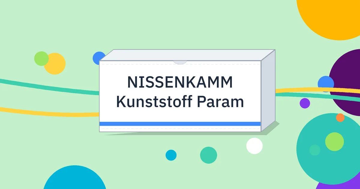 Symbolbild: Packung mit der Aufschrift NISSENKAMM Kunststoff Param (PZN 05017152) – Verfügbarkeit und Bezug in Apotheken in Frankfurt am Main