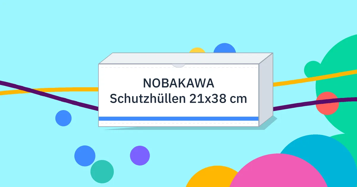 Symbolbild: Packung mit der Aufschrift NOBAKAWA Schutzhüllen 21x38 cm (PZN 04104268) – Verfügbarkeit und Bezug in Apotheken in Frankfurt am Main