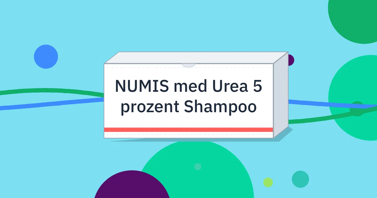 Symbolbild: Packung mit der Aufschrift NUMIS med Urea 5 prozent Shampoo (PZN 16614939) – Verfügbarkeit und Bezug in Apotheken in Frankfurt am Main