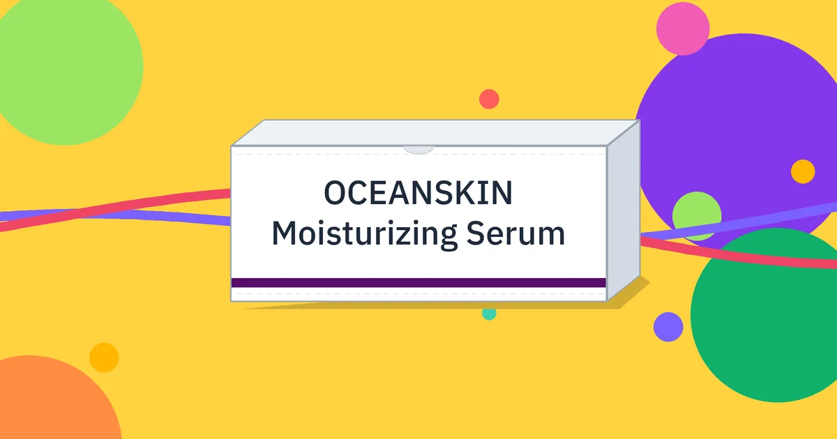 Symbolbild: Packung mit der Aufschrift OCEANSKIN Moisturizing Serum (PZN 18719619) – Verfügbarkeit und Bezug in Apotheken in Frankfurt am Main
