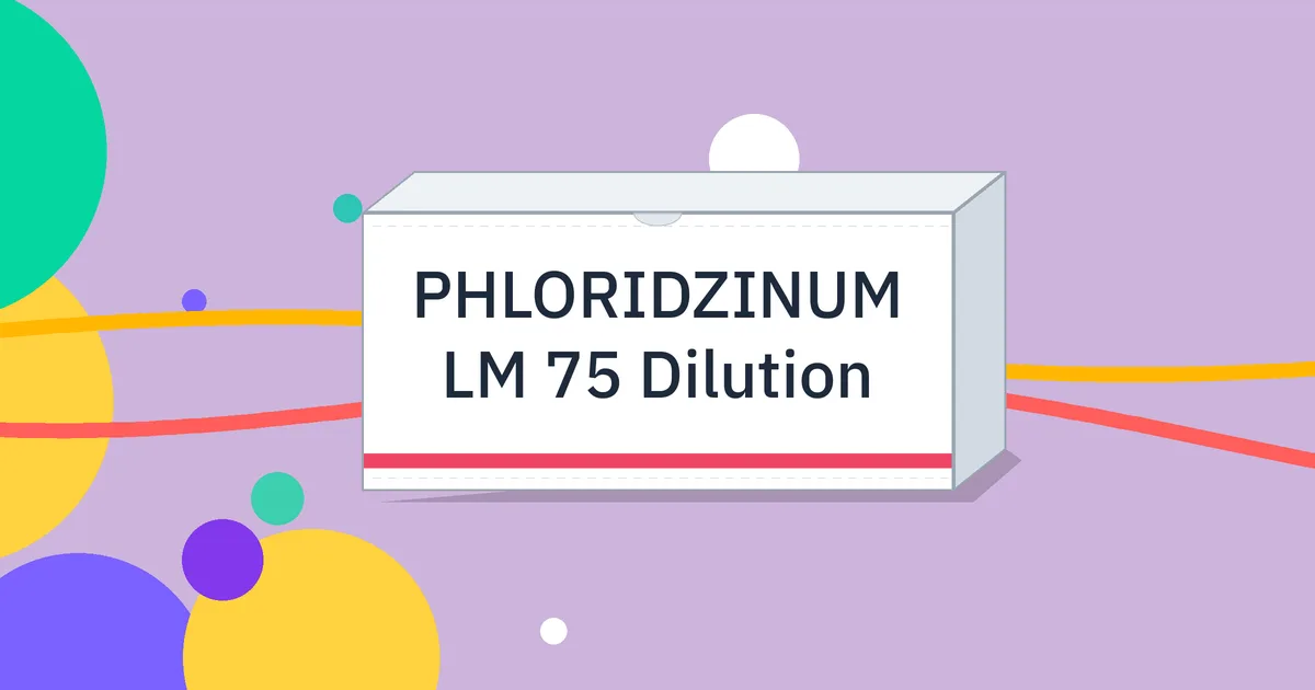Symbolbild: Packung mit der Aufschrift PHLORIDZINUM LM 75 Dilution (PZN 13639519) – Verfügbarkeit und Bezug in Apotheken in Frankfurt am Main