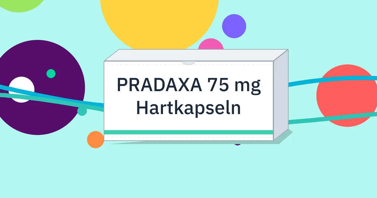 Symbolbild: Packung mit der Aufschrift PRADAXA 75 mg Hartkapseln (PZN 11027491) – Verfügbarkeit und Bezug in Apotheken in Frankfurt am Main