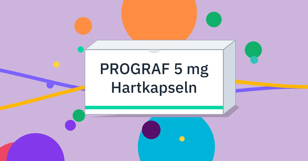 Symbolbild: Packung mit der Aufschrift PROGRAF 5 mg Hartkapseln (PZN 17526261) – Verfügbarkeit und Bezug in Apotheken in Frankfurt am Main