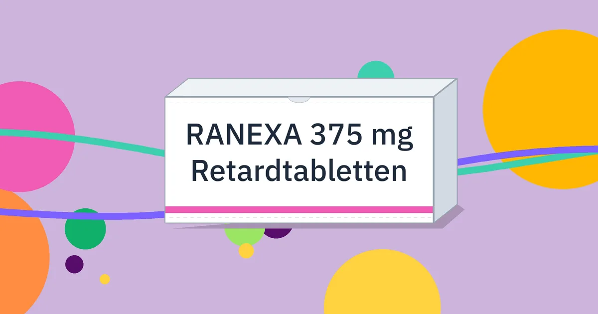 Symbolbild: Packung mit der Aufschrift RANEXA 375 mg Retardtabletten (PZN 19433977) – Verfügbarkeit und Bezug in Apotheken in Frankfurt am Main