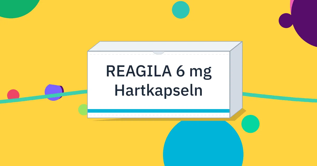 Symbolbild: Packung mit der Aufschrift REAGILA 6 mg Hartkapseln (PZN 17206800) – Verfügbarkeit und Bezug in Apotheken in Frankfurt am Main
