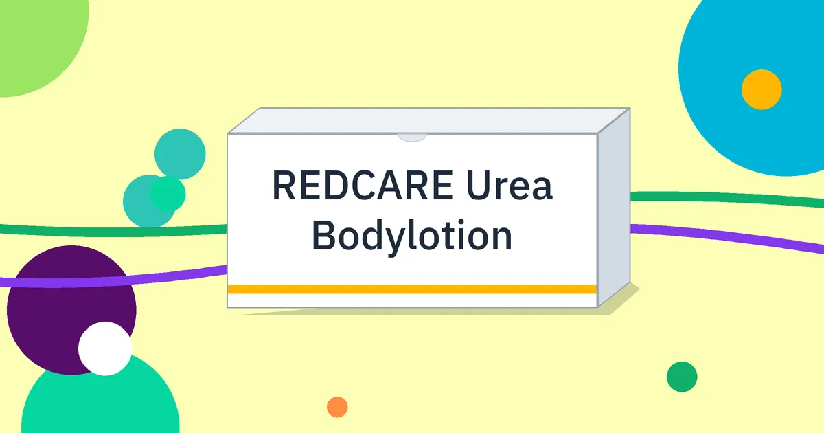 Symbolbild: Packung mit der Aufschrift REDCARE Urea Bodylotion (PZN 20032396) – Verfügbarkeit und Bezug in Apotheken in Frankfurt am Main