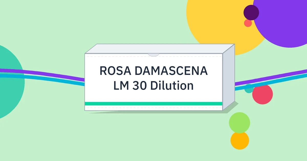 Symbolbild: Packung mit der Aufschrift ROSA DAMASCENA LM 30 Dilution (PZN 13056491) – Verfügbarkeit und Bezug in Apotheken in Frankfurt am Main