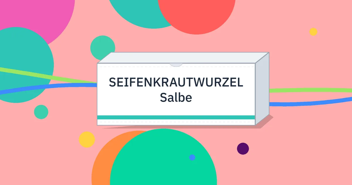 Symbolbild: Packung mit der Aufschrift SEIFENKRAUTWURZEL Salbe (PZN 18439771) – Verfügbarkeit und Bezug in Apotheken in Frankfurt am Main