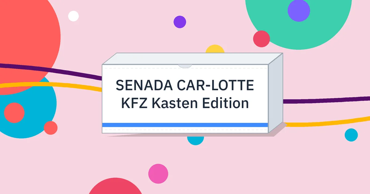 Symbolbild: Packung mit der Aufschrift SENADA CAR-LOTTE KFZ Kasten Edition (PZN 18810573) – Verfügbarkeit und Bezug in Apotheken in Frankfurt am Main