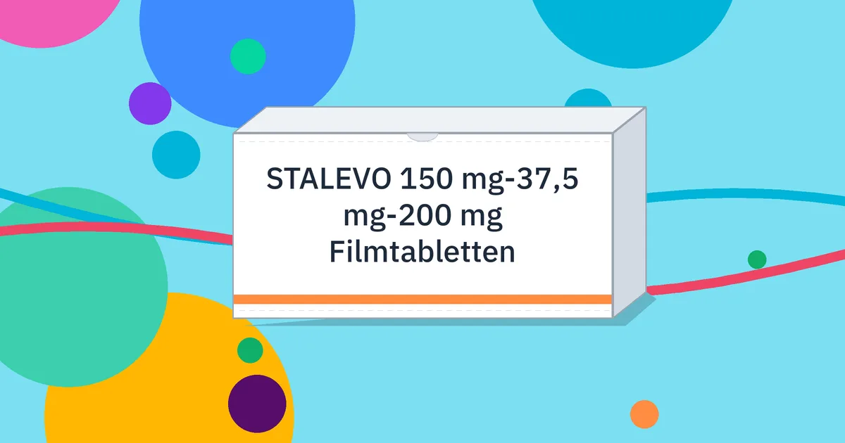 Symbolbild: Packung mit der Aufschrift STALEVO 150 mg-37,5 mg-200 mg Filmtabletten (PZN 00325328) – Verfügbarkeit und Bezug in Apotheken in Frankfurt am Main