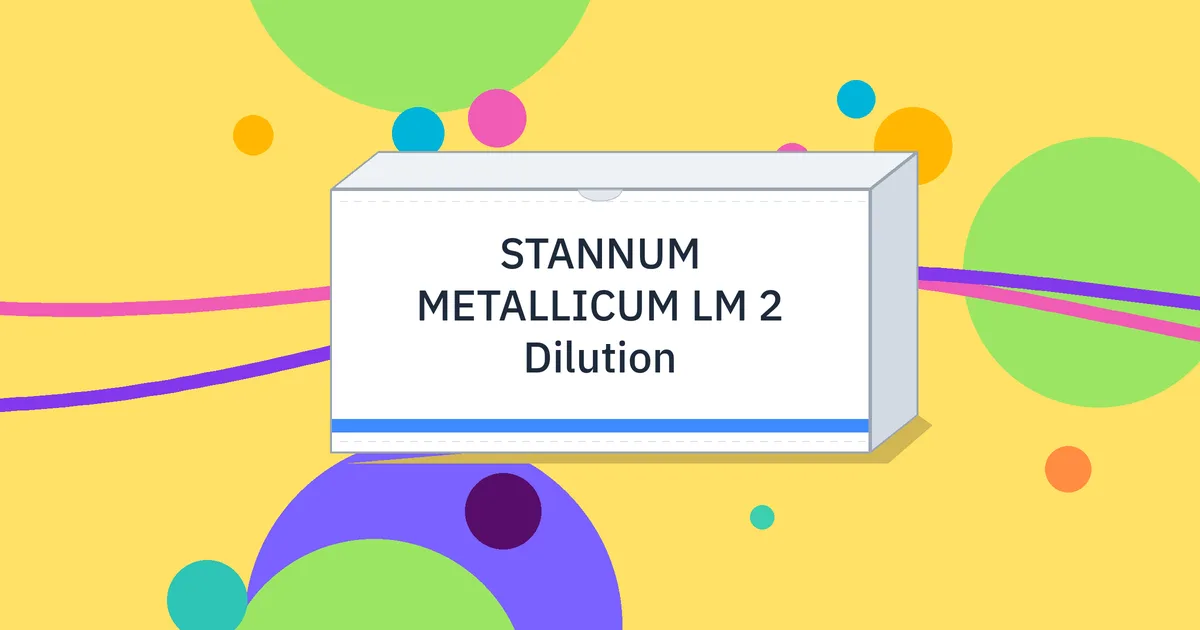 Symbolbild: Packung mit der Aufschrift STANNUM METALLICUM LM 2 Dilution (PZN 13199078) – Verfügbarkeit und Bezug in Apotheken in Frankfurt am Main