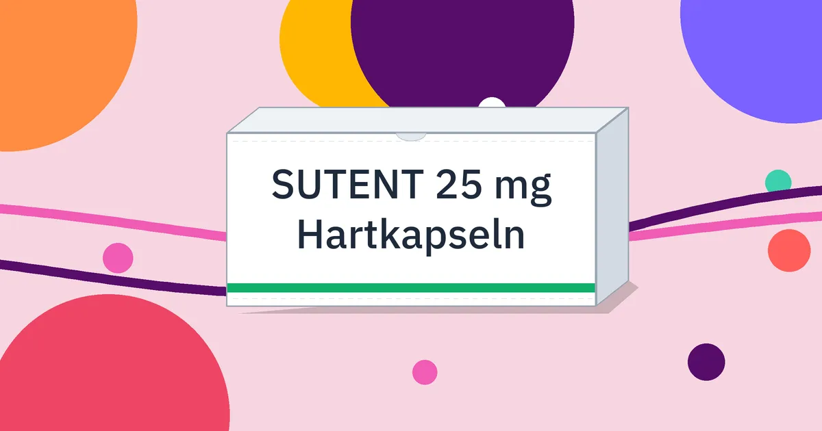 Symbolbild: Packung mit der Aufschrift SUTENT 25 mg Hartkapseln (PZN 04991140) – Verfügbarkeit und Bezug in Apotheken in Frankfurt am Main