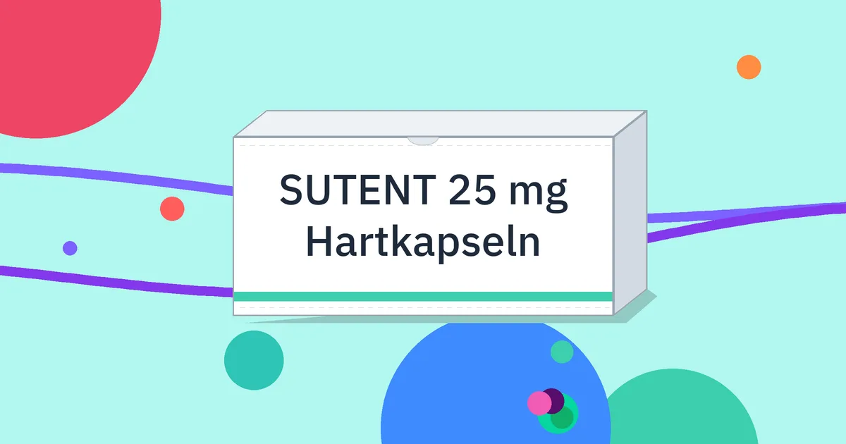 Symbolbild: Packung mit der Aufschrift SUTENT 25 mg Hartkapseln (PZN 15877424) – Verfügbarkeit und Bezug in Apotheken in Frankfurt am Main