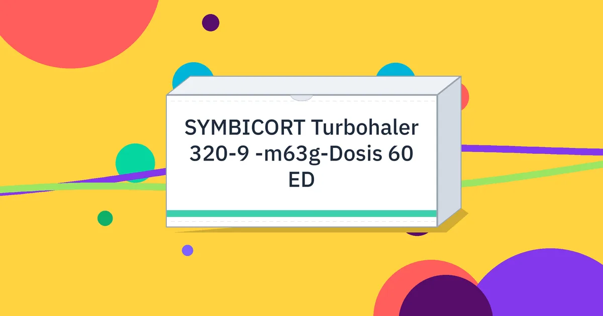 Symbolbild: Packung mit der Aufschrift SYMBICORT Turbohaler 320-9 -m63g-Dosis 60 ED (PZN 19477667) – Verfügbarkeit und Bezug in Apotheken in Frankfurt am Main