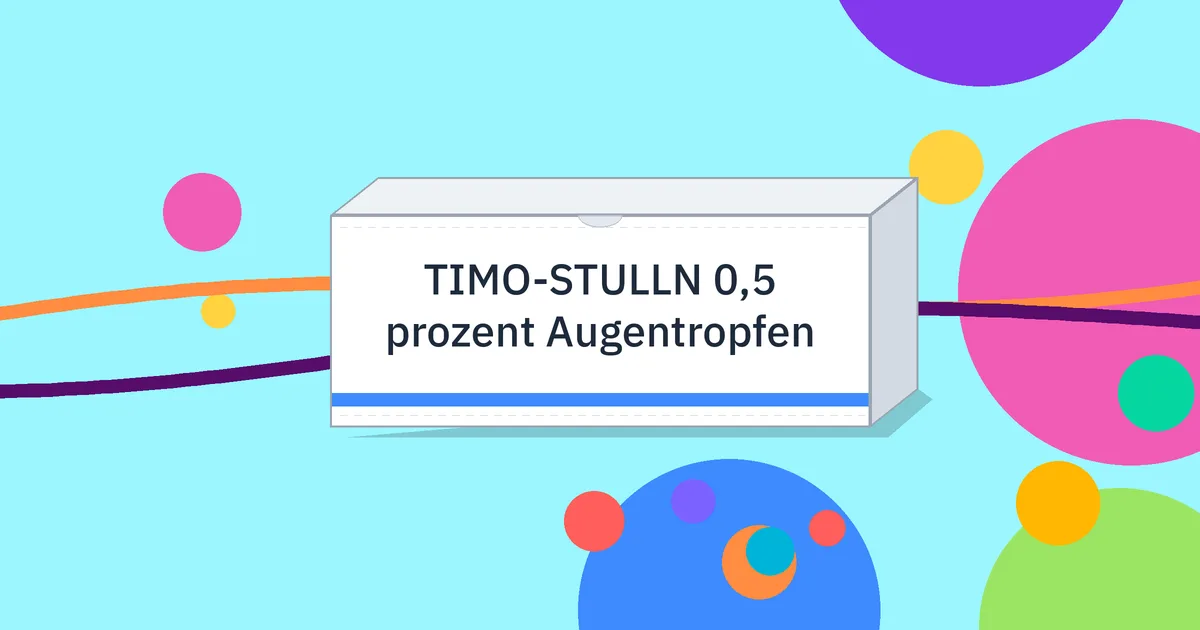 Symbolbild: Packung mit der Aufschrift TIMO-STULLN 0,5 prozent Augentropfen (PZN 06879068) – Verfügbarkeit und Bezug in Apotheken in Frankfurt am Main