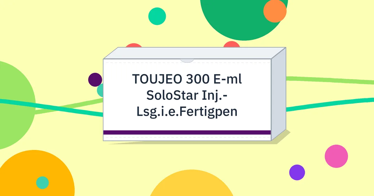 Symbolbild: Packung mit der Aufschrift TOUJEO 300 E-ml SoloStar Inj.-Lsg.i.e.Fertigpen (PZN 11732580) – Verfügbarkeit und Bezug in Apotheken in Frankfurt am Main