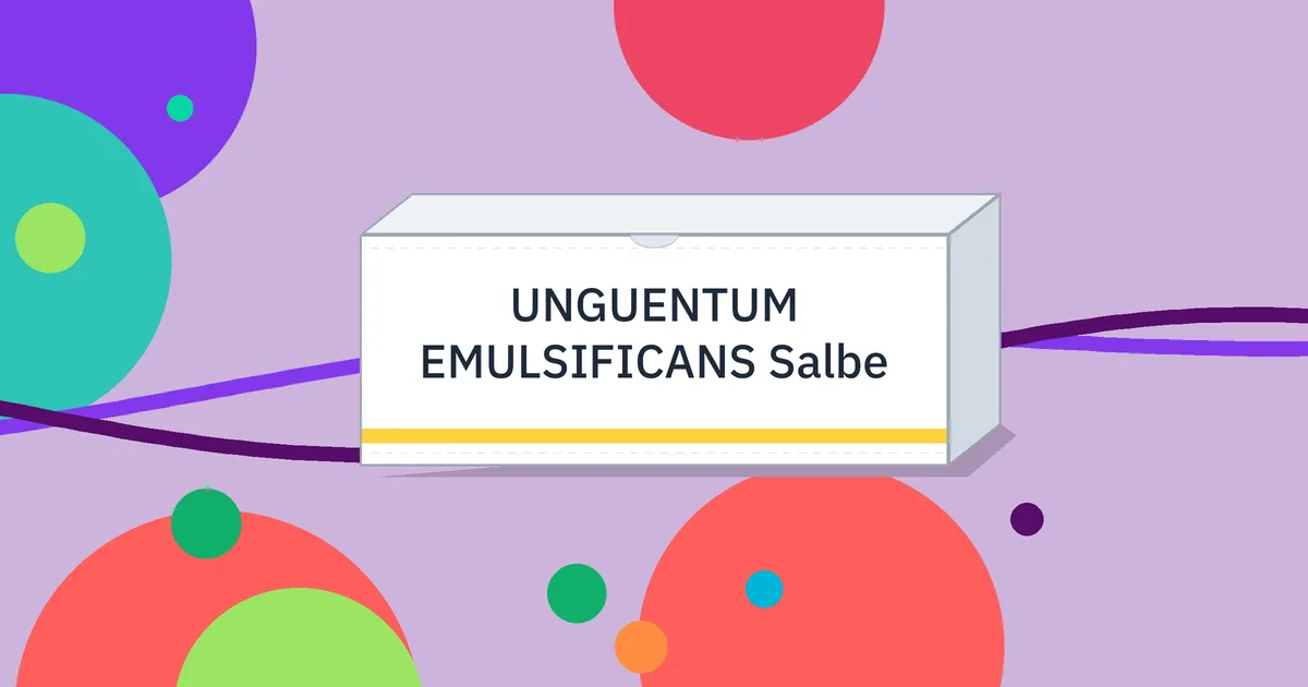 Symbolbild: Packung mit der Aufschrift UNGUENTUM EMULSIFICANS Salbe (PZN 18360093) – Verfügbarkeit und Bezug in Apotheken in Frankfurt am Main
