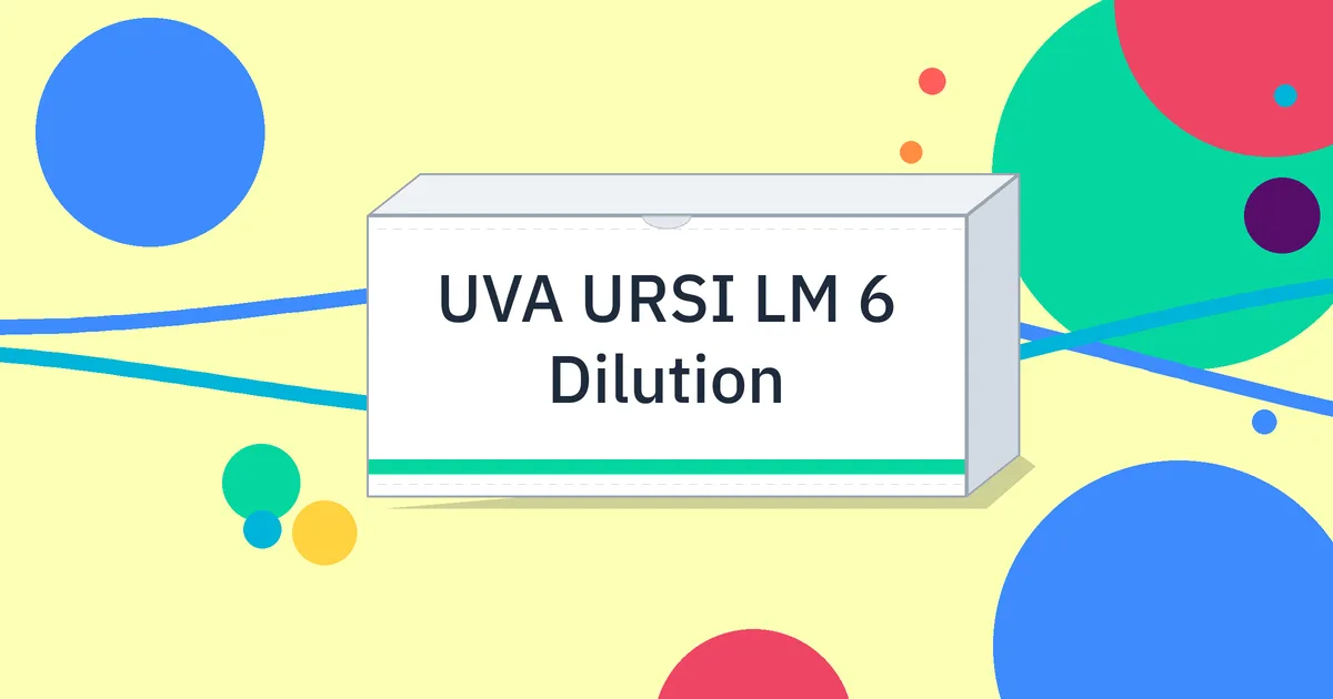 Symbolbild: Packung mit der Aufschrift UVA URSI LM 6 Dilution (PZN 13258958) – Verfügbarkeit und Bezug in Apotheken in Frankfurt am Main