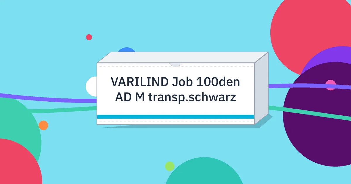 Symbolbild: Packung mit der Aufschrift VARILIND Job 100den AD M transp.schwarz (PZN 04471647) – Verfügbarkeit und Bezug in Apotheken in Frankfurt am Main