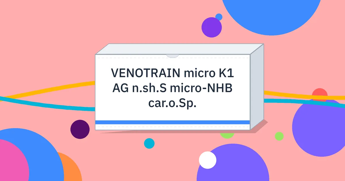 Symbolbild: Packung mit der Aufschrift VENOTRAIN micro K1 AG n.sh.S micro-NHB car.o.Sp. (PZN 16062701) – Verfügbarkeit und Bezug in Apotheken in Frankfurt am Main