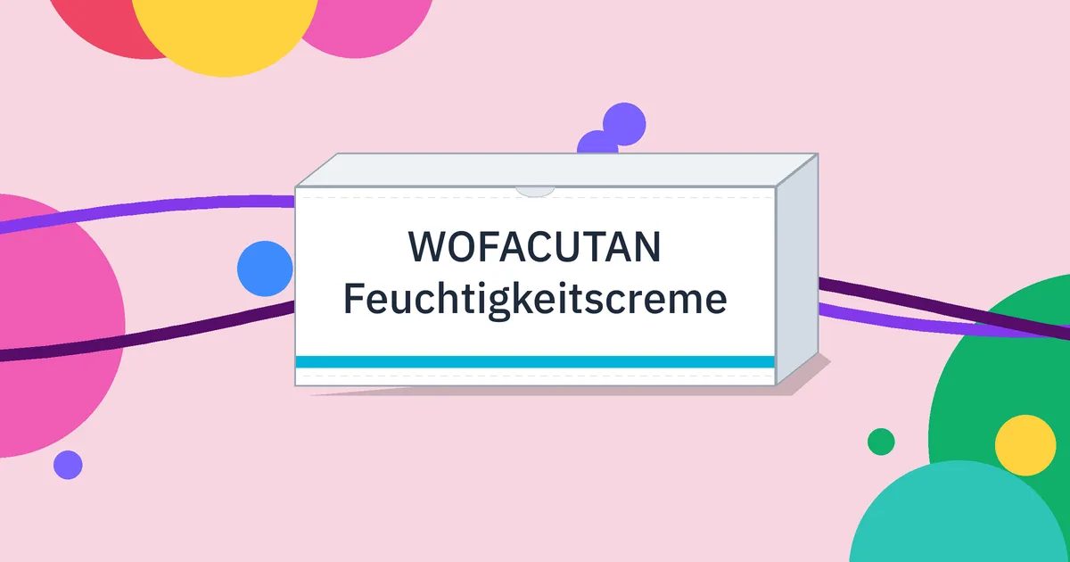 Symbolbild: Packung mit der Aufschrift WOFACUTAN Feuchtigkeitscreme (PZN 14268485) – Verfügbarkeit und Bezug in Apotheken in Frankfurt am Main