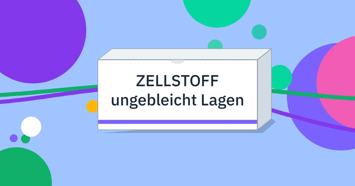 Symbolbild: Packung mit der Aufschrift ZELLSTOFF ungebleicht Lagen (PZN 01722333) – Verfügbarkeit und Bezug in Apotheken in Frankfurt am Main