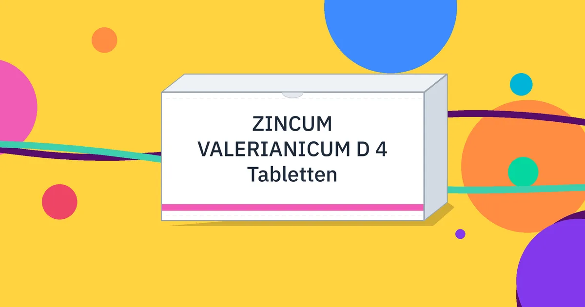 Symbolbild: Packung mit der Aufschrift ZINCUM VALERIANICUM D 4 Tabletten (PZN 01789389) – Verfügbarkeit und Bezug in Apotheken in Frankfurt am Main