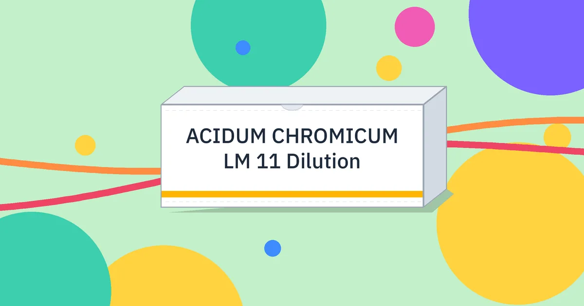 Symbolbild: Packung mit der Aufschrift ACIDUM CHROMICUM LM 11 Dilution (PZN 13272533) – Verfügbarkeit und Bezug in Apotheken in Frankfurt am Main