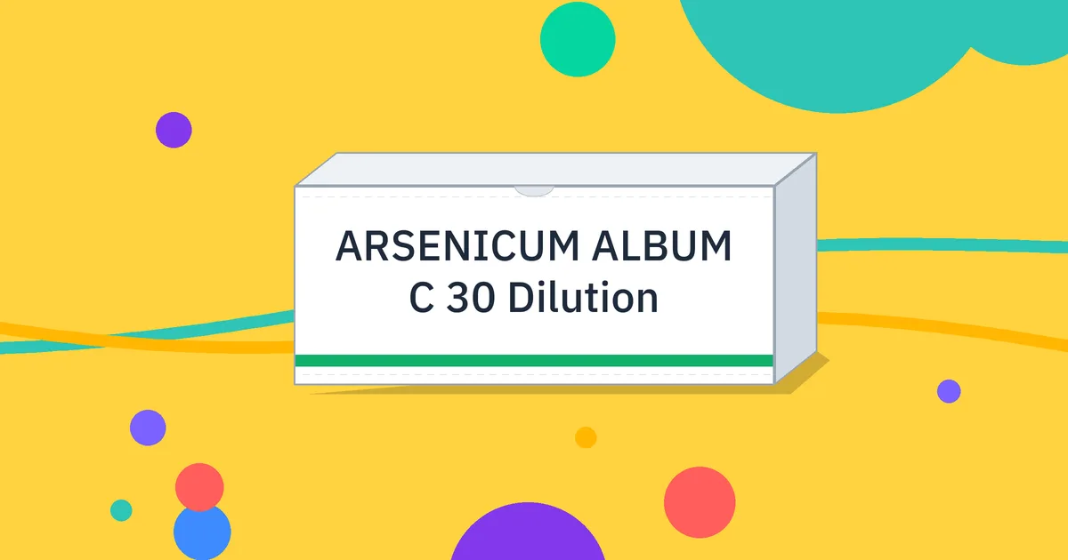Symbolbild: Packung mit der Aufschrift ARSENICUM ALBUM C 30 Dilution (PZN 04205348) – Verfügbarkeit und Bezug in Apotheken in Frankfurt am Main