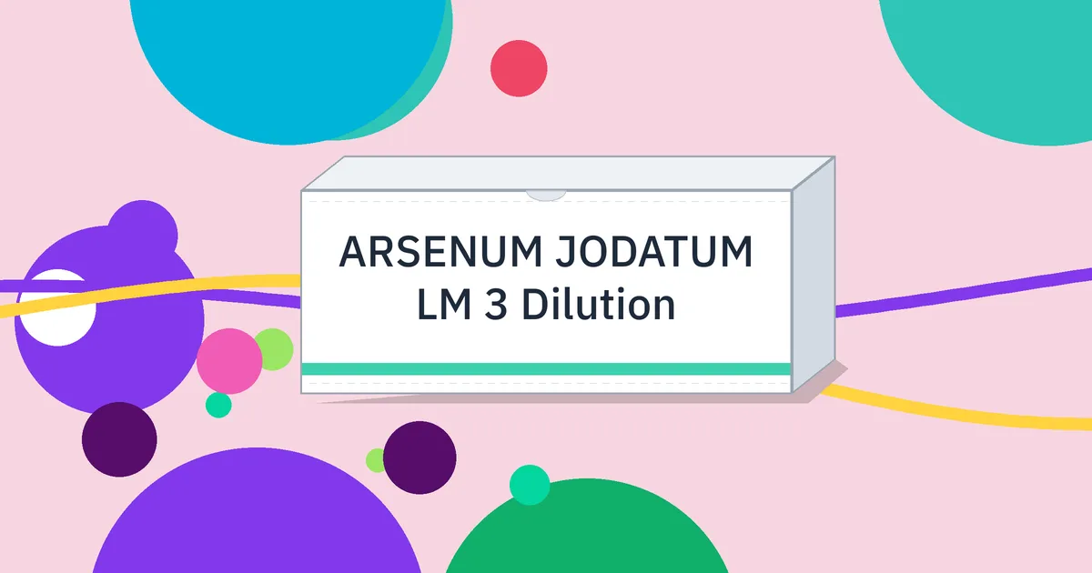Symbolbild: Packung mit der Aufschrift ARSENUM JODATUM LM 3 Dilution (PZN 12778791) – Verfügbarkeit und Bezug in Apotheken in Frankfurt am Main