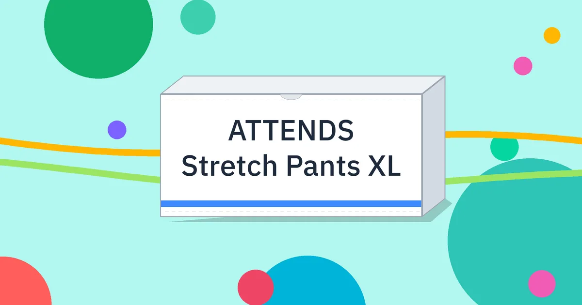 Symbolbild: Packung mit der Aufschrift ATTENDS Stretch Pants XL (PZN 18842231) – Verfügbarkeit und Bezug in Apotheken in Frankfurt am Main