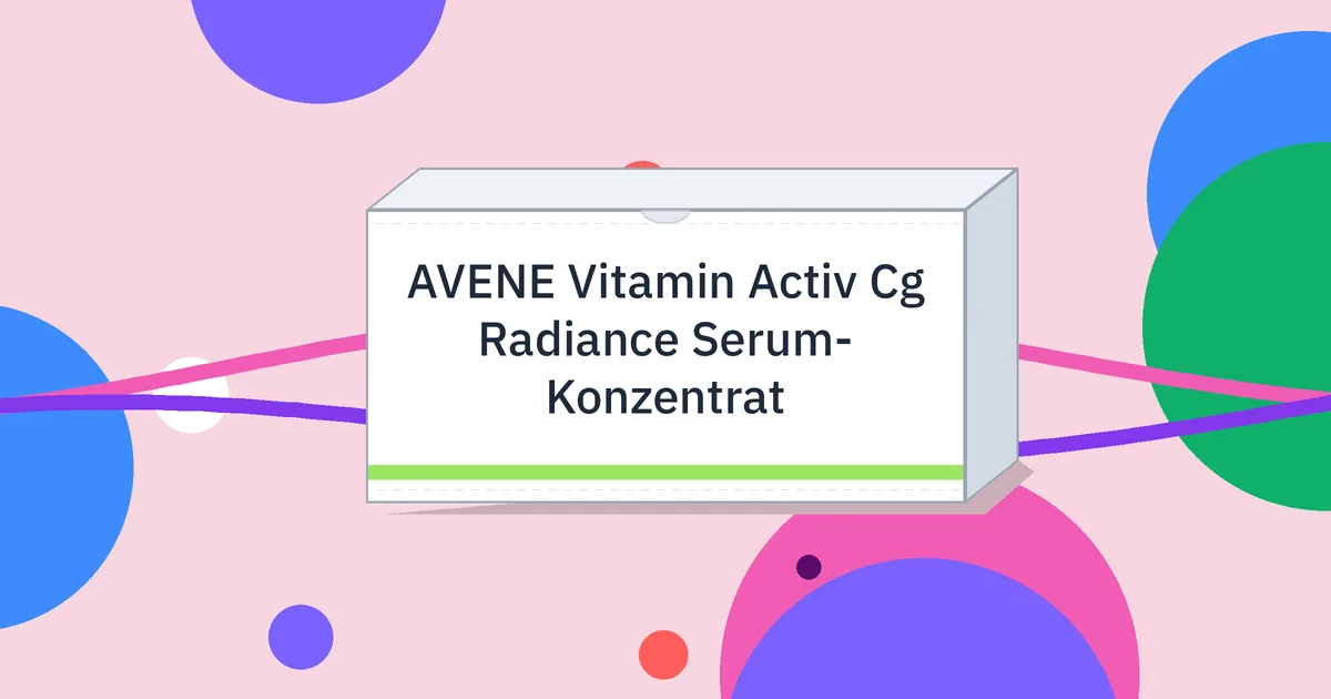 Symbolbild: Packung mit der Aufschrift AVENE Vitamin Activ Cg Radiance Serum-Konzentrat (PZN 18701683) – Verfügbarkeit und Bezug in Apotheken in Frankfurt am Main
