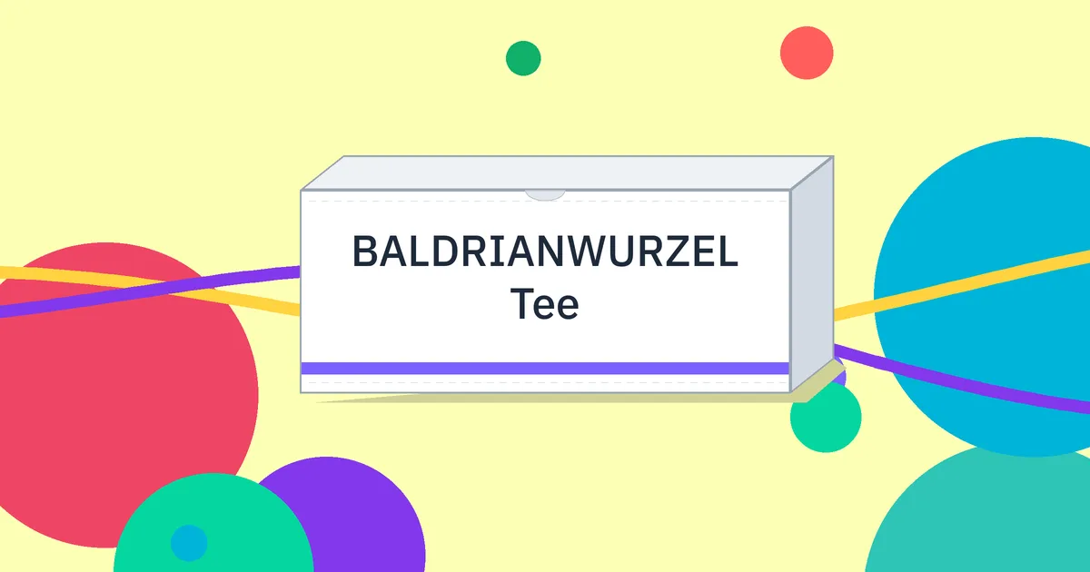 Symbolbild: Packung mit der Aufschrift BALDRIANWURZEL Tee (PZN 10629259) – Verfügbarkeit und Bezug in Apotheken in Frankfurt am Main
