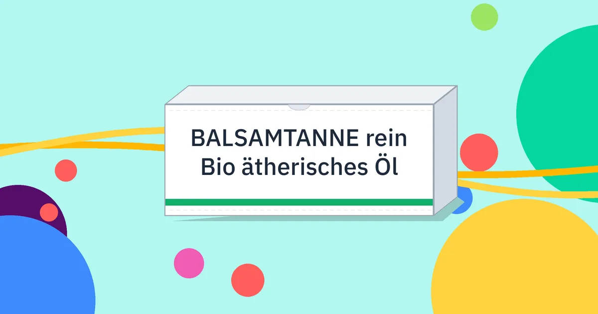 Symbolbild: Packung mit der Aufschrift BALSAMTANNE rein Bio ätherisches Öl (PZN 17437617) – Verfügbarkeit und Bezug in Apotheken in Frankfurt am Main