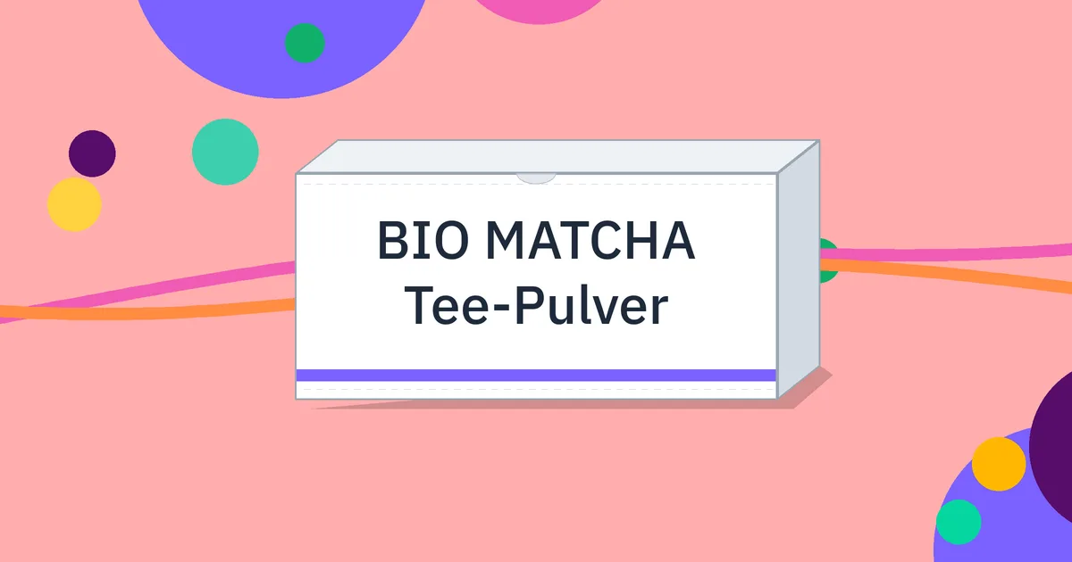 Symbolbild: Packung mit der Aufschrift BIO MATCHA Tee-Pulver (PZN 19307712) – Verfügbarkeit und Bezug in Apotheken in Frankfurt am Main