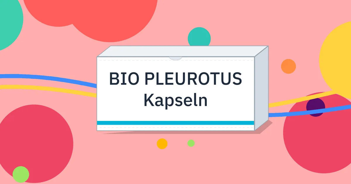 Symbolbild: Packung mit der Aufschrift BIO PLEUROTUS Kapseln (PZN 10789916) – Verfügbarkeit und Bezug in Apotheken in Frankfurt am Main