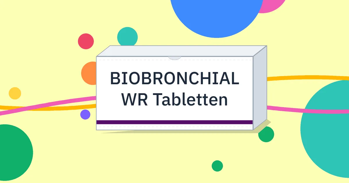 Symbolbild: Packung mit der Aufschrift BIOBRONCHIAL WR Tabletten (PZN 02013320) – Verfügbarkeit und Bezug in Apotheken in Frankfurt am Main