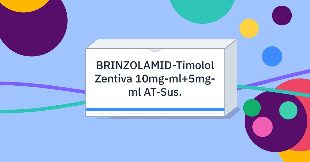 Symbolbild: Packung mit der Aufschrift BRINZOLAMID-Timolol Zentiva 10mg-ml+5mg-ml AT-Sus. (PZN 17602312) – Verfügbarkeit und Bezug in Apotheken in Frankfurt am Main