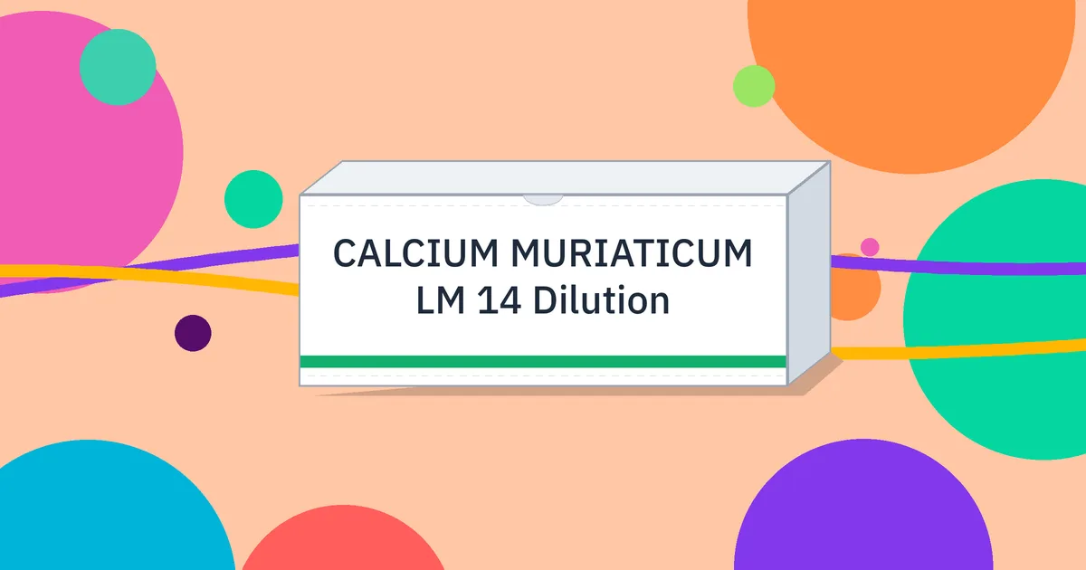 Symbolbild: Packung mit der Aufschrift CALCIUM MURIATICUM LM 14 Dilution (PZN 13409297) – Verfügbarkeit und Bezug in Apotheken in Frankfurt am Main