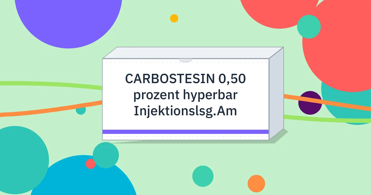 Symbolbild: Packung mit der Aufschrift CARBOSTESIN 0,50 prozent hyperbar Injektionslsg.Am (PZN 03921611) – Verfügbarkeit und Bezug in Apotheken in Frankfurt am Main