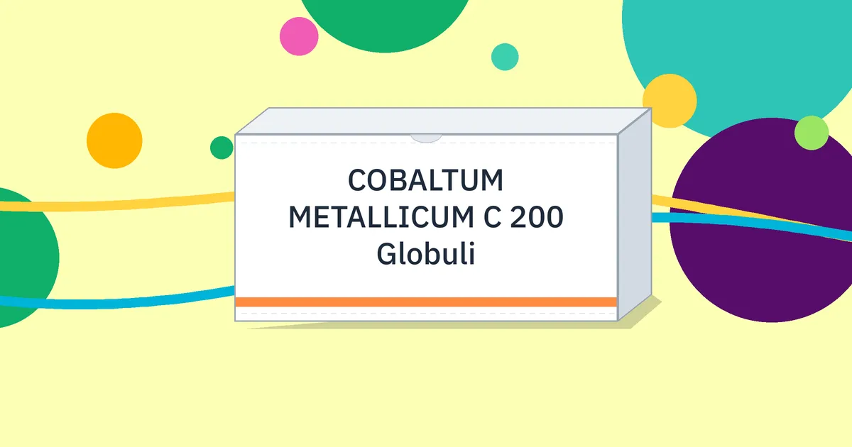Symbolbild: Packung mit der Aufschrift COBALTUM METALLICUM C 200 Globuli (PZN 16690260) – Verfügbarkeit und Bezug in Apotheken in Frankfurt am Main