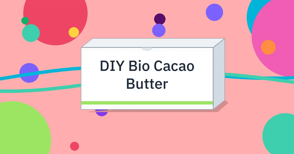 Symbolbild: Packung mit der Aufschrift DIY Bio Cacao Butter (PZN 16155532) – Verfügbarkeit und Bezug in Apotheken in Frankfurt am Main