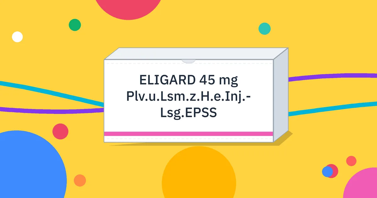 Symbolbild: Packung mit der Aufschrift ELIGARD 45 mg Plv.u.Lsm.z.H.e.Inj.-Lsg.EPSS (PZN 20606489) – Verfügbarkeit und Bezug in Apotheken in Frankfurt am Main