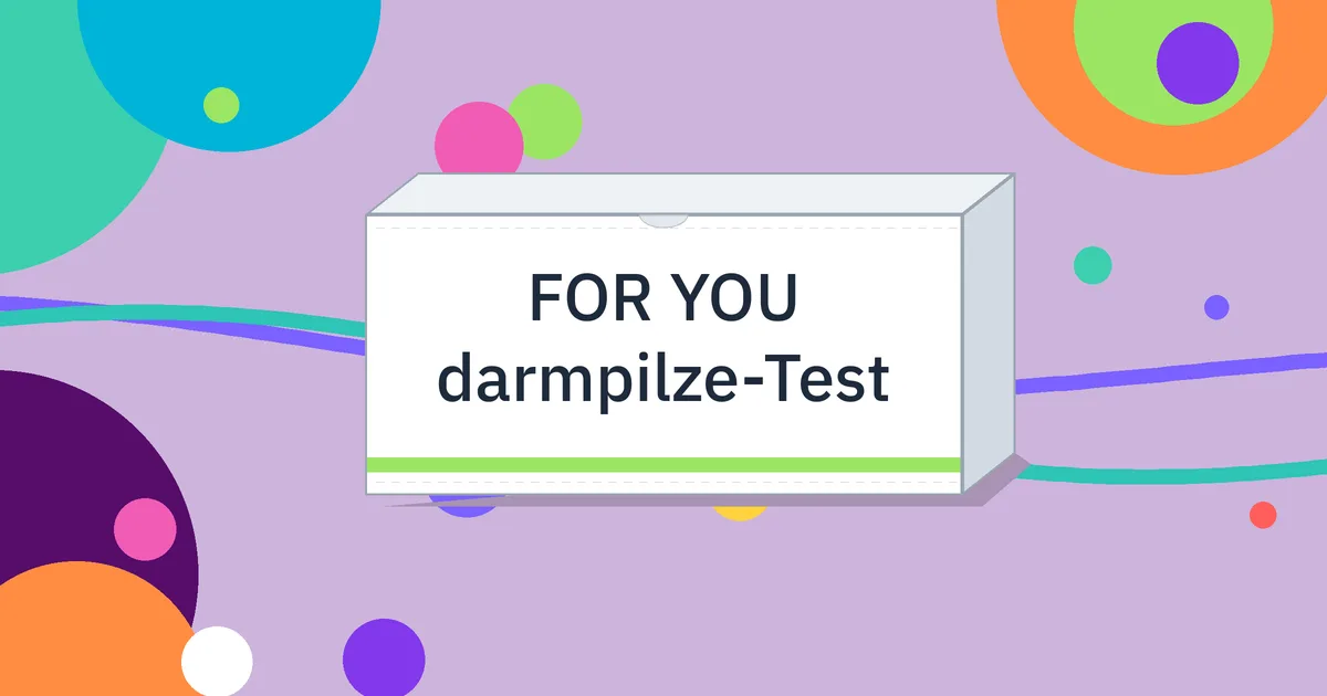 Symbolbild: Packung mit der Aufschrift FOR YOU darmpilze-Test (PZN 15747874) – Verfügbarkeit und Bezug in Apotheken in Frankfurt am Main