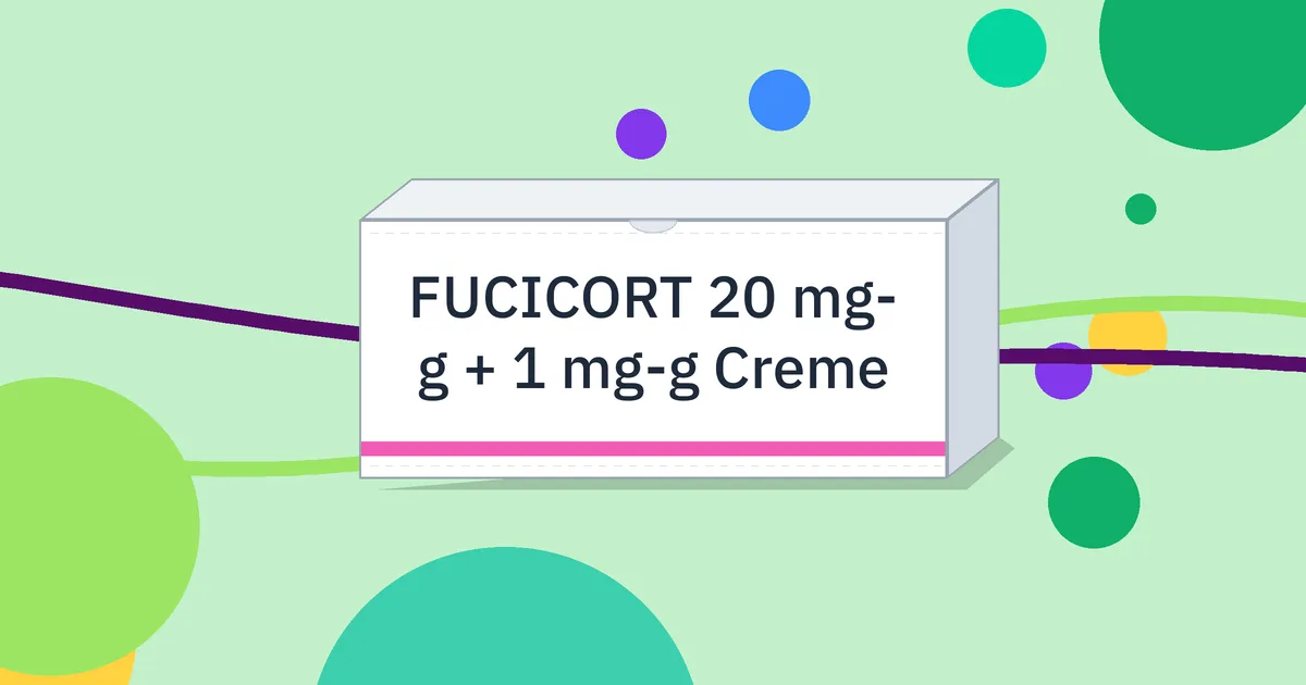 Symbolbild: Packung mit der Aufschrift FUCICORT 20 mg-g + 1 mg-g Creme (PZN 04911980) – Verfügbarkeit und Bezug in Apotheken in Frankfurt am Main