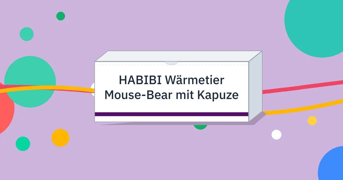 Symbolbild: Packung mit der Aufschrift HABIBI Wärmetier Mouse-Bear mit Kapuze (PZN 15747526) – Verfügbarkeit und Bezug in Apotheken in Frankfurt am Main